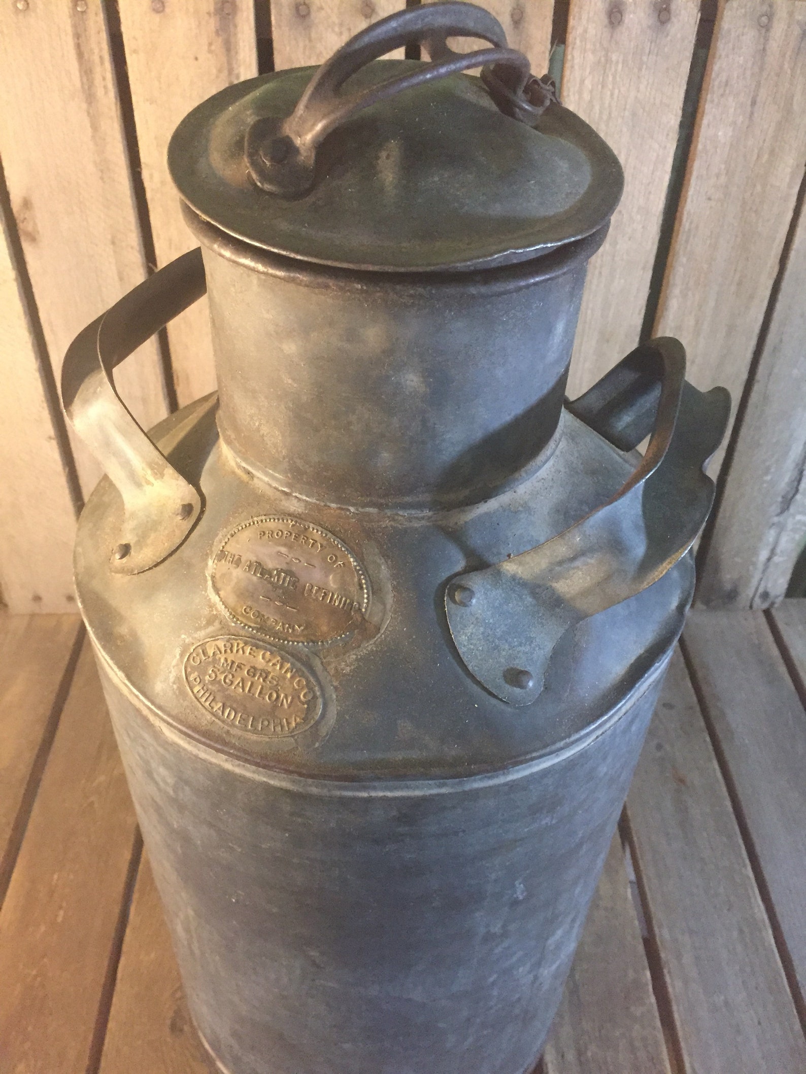 Antique the Atlantic Refining Gas Can - Etsy