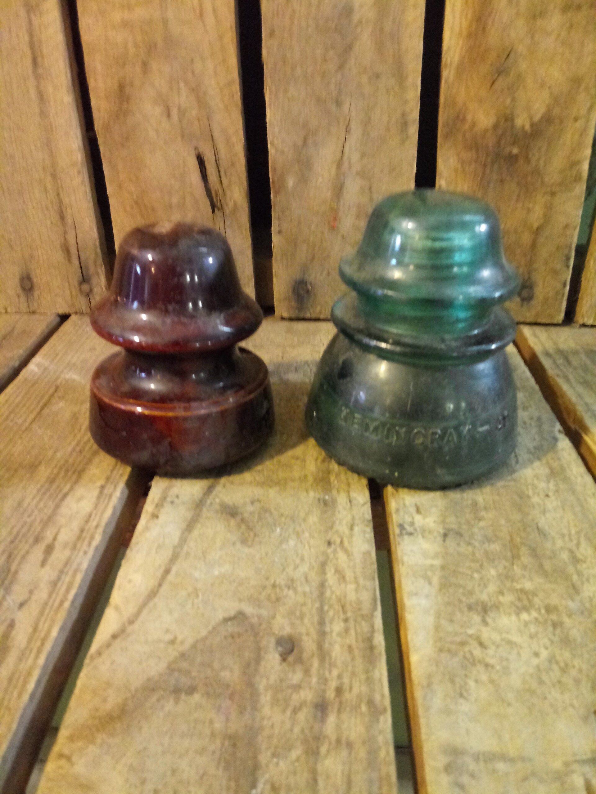 2 Vintage Insulators | Etsy