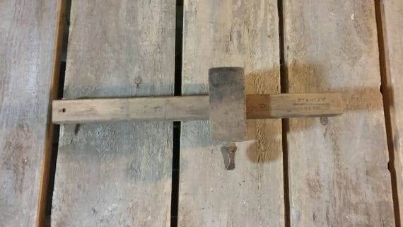 Antique Wooden Scribe Antique Stanley Tool Wooden Hand Tool | Etsy