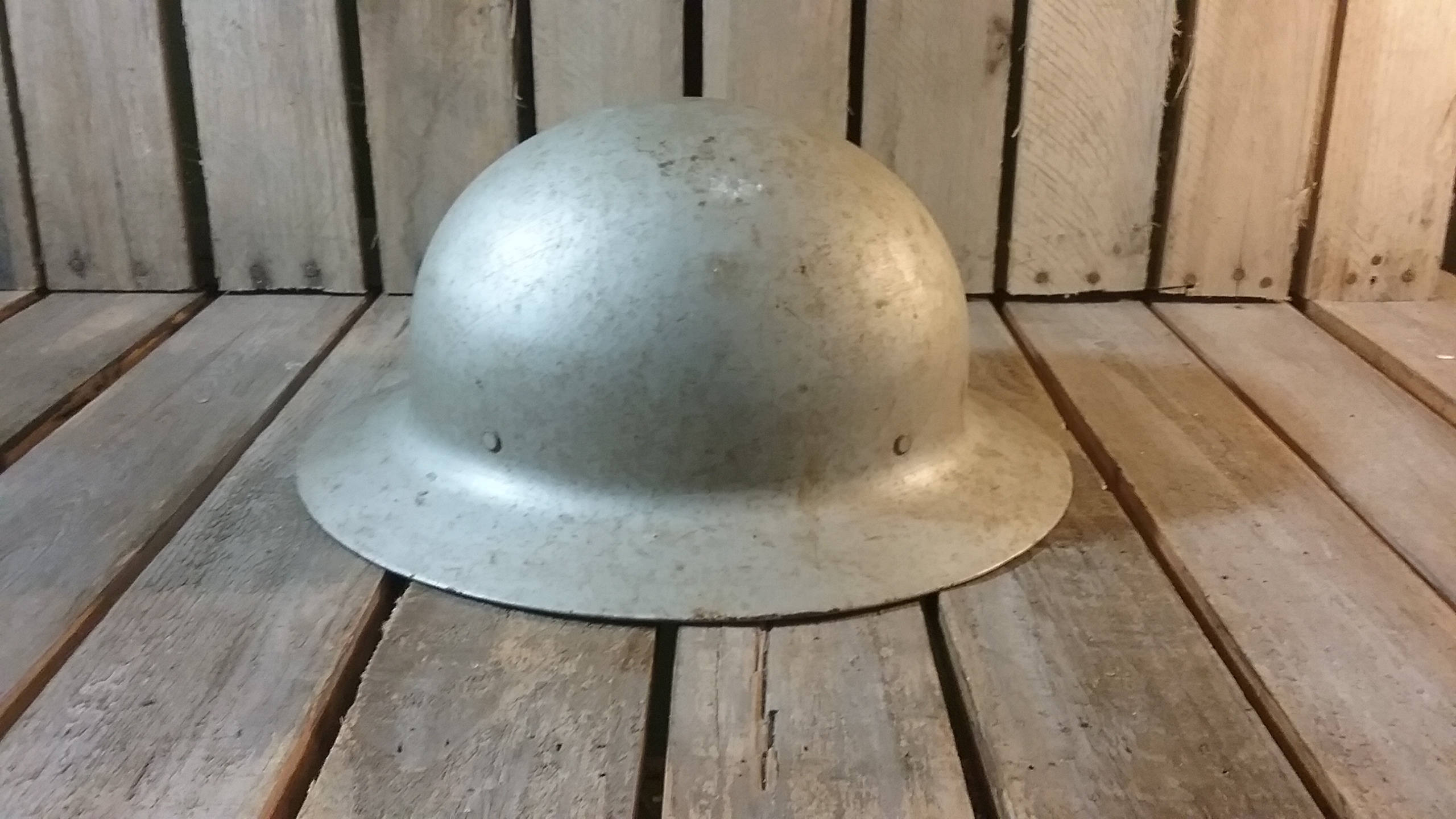 Vintage Metal Helmet - Etsy