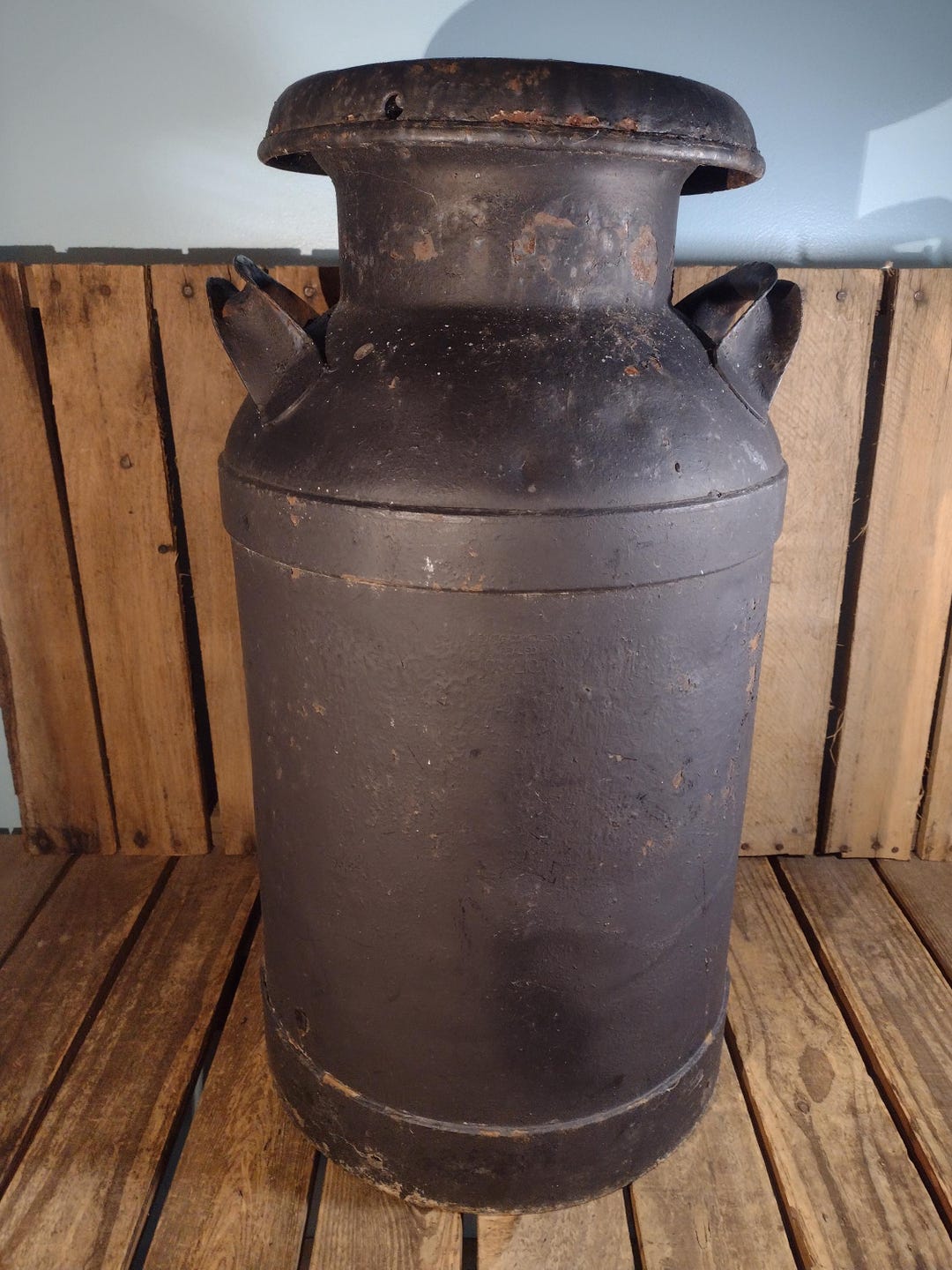 Large Vintage Milk Can - Etsy