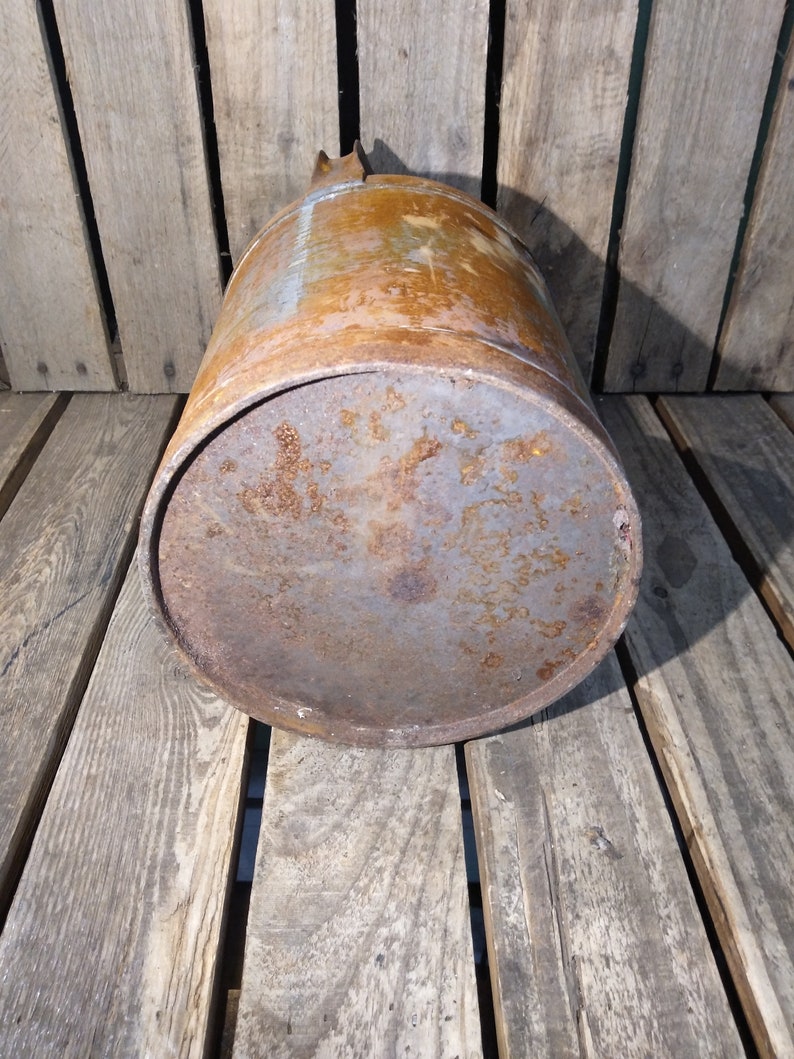 Vintage Rusty Milk Can | Etsy