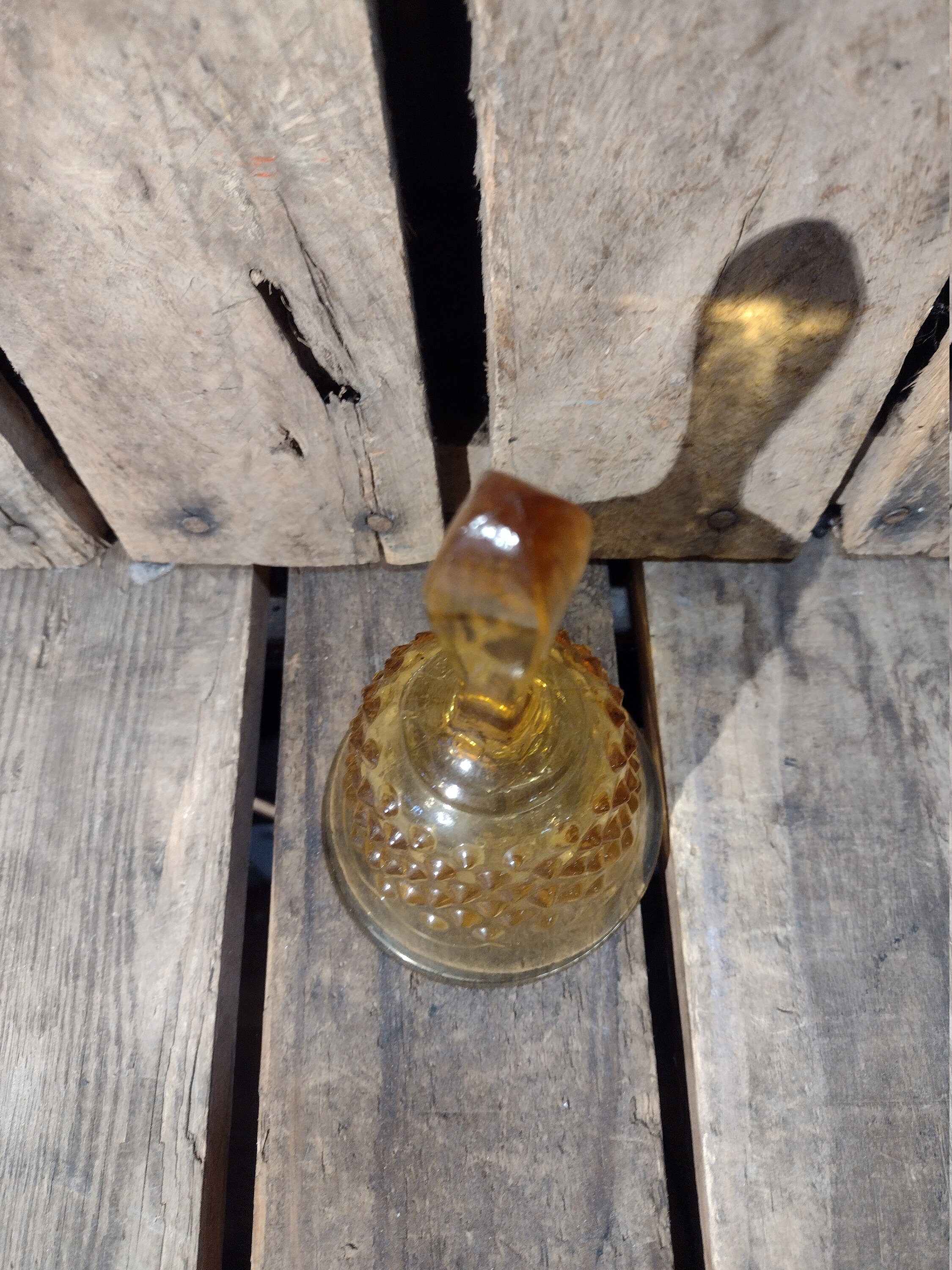 Vintage Glass Bell - Etsy