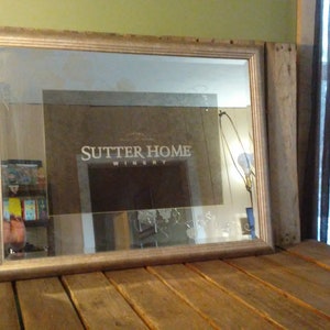 Sutter Home Winery Mirror Sign, Vintage Alcohol Advertising Sign - Etsy