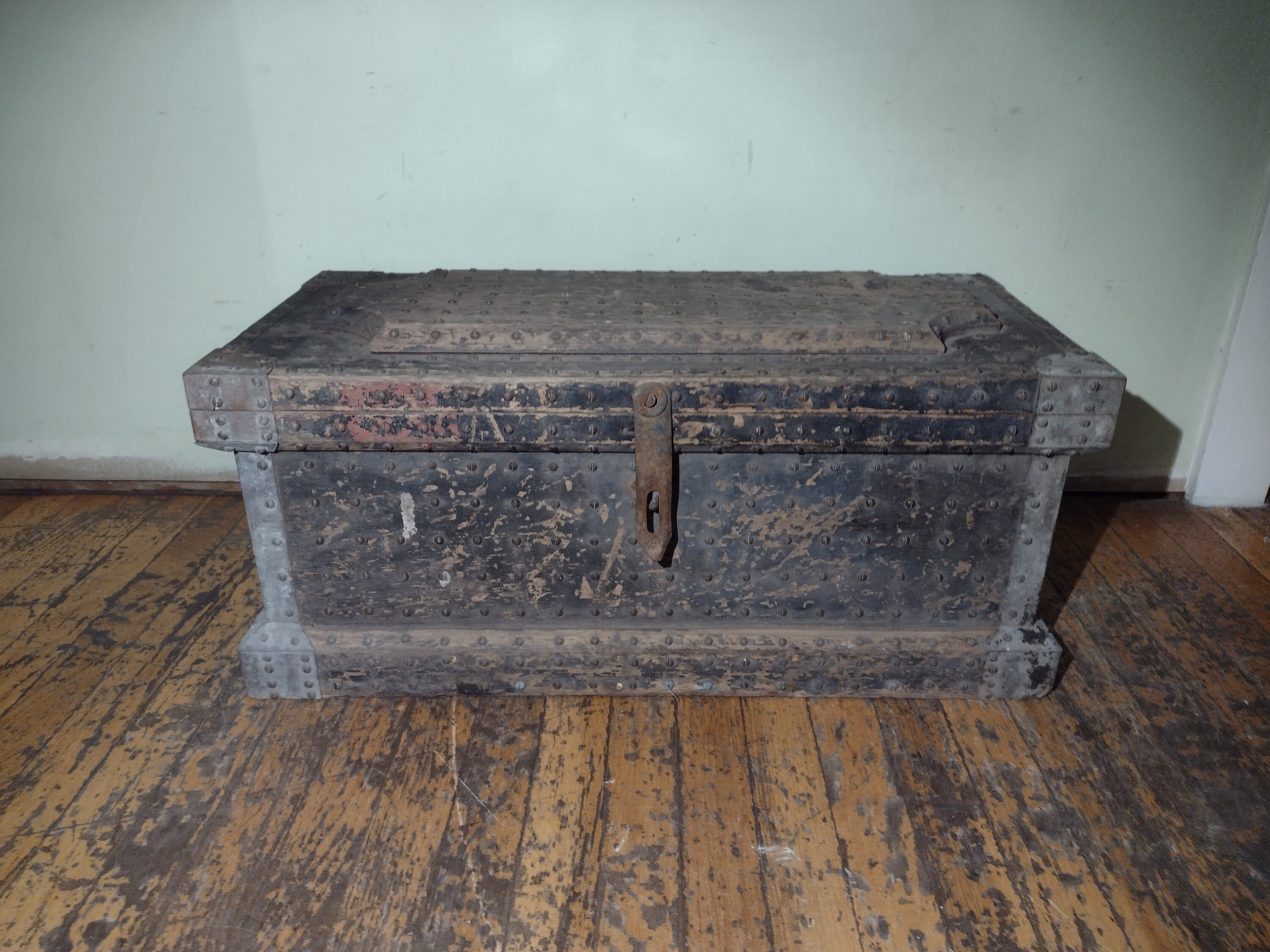 Antique Wooden Tool Box: Rustic Farmhouse Storage Trunk - Etsy