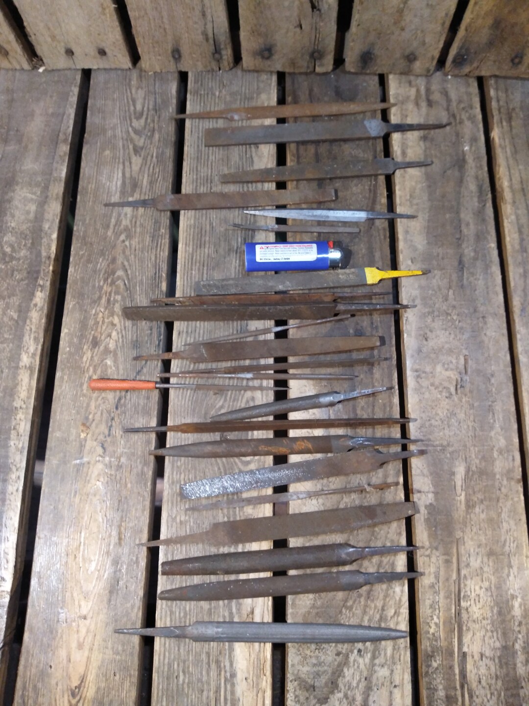 23 Vintage Rusty Files - Etsy