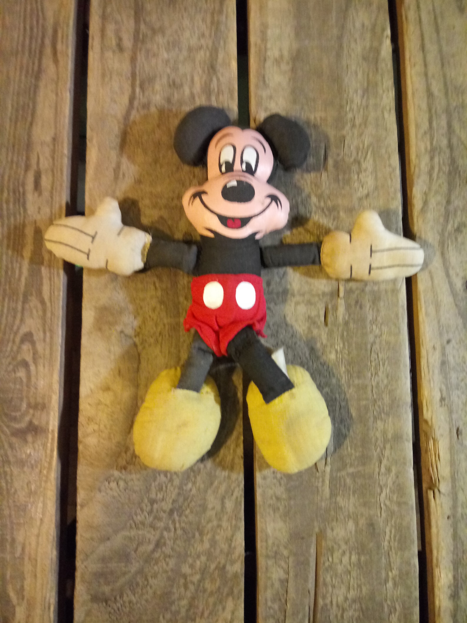 Small Vintage Mickey Mouse Doll | Etsy