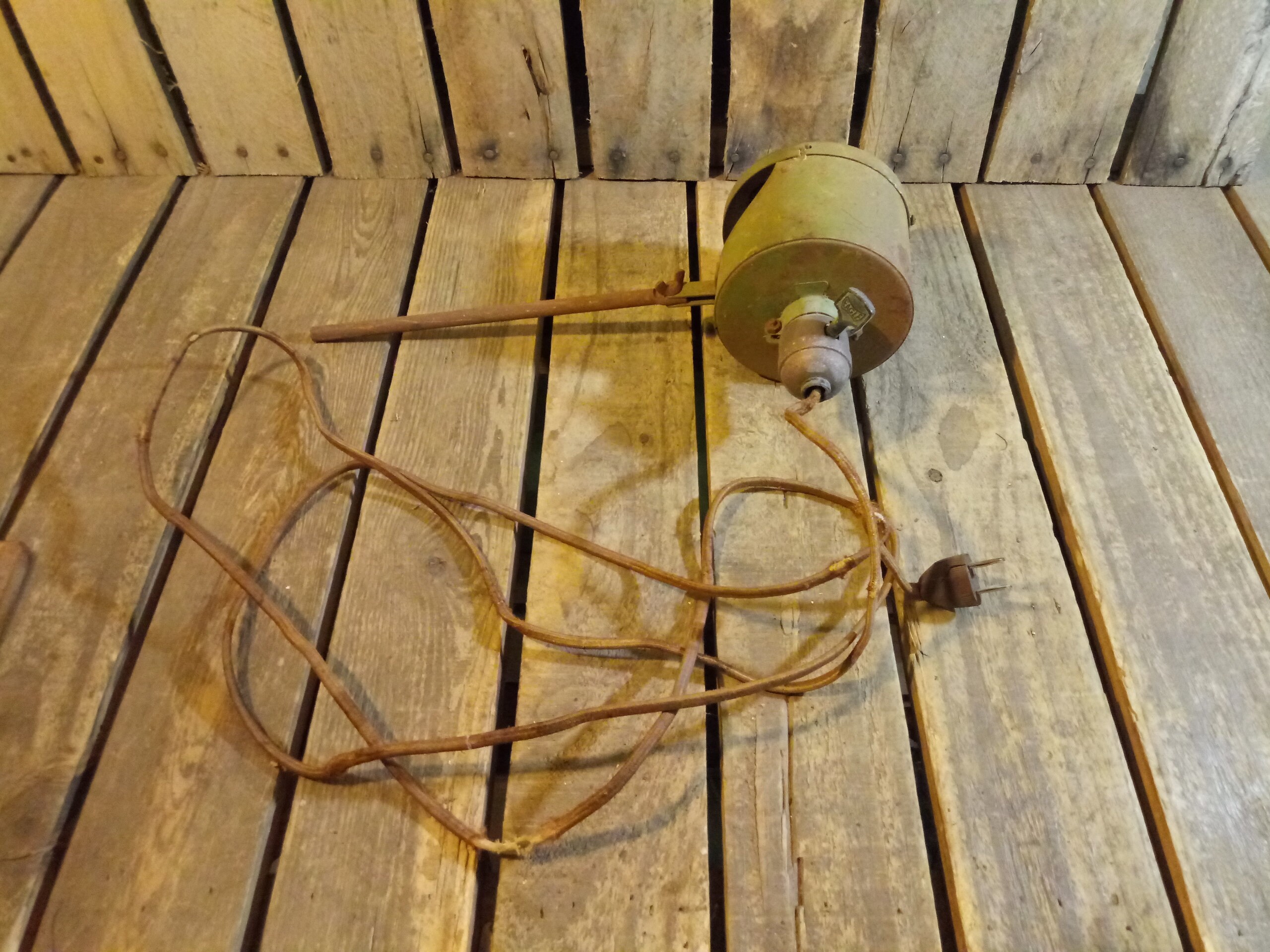 Antique Farm Egg Tester Light – Rustic Poultry Equipment – Vintage Barn ...