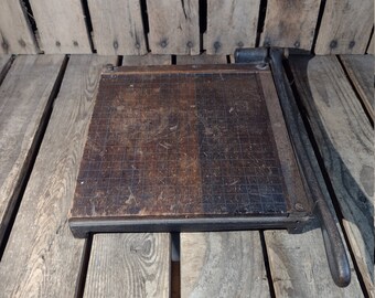 Vintage Paper Cutter - Etsy