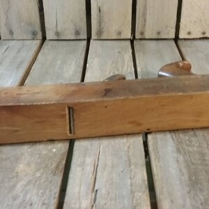 Antique Wooden Plane, Primative Wood Working Tool, Old Wood Plane ...