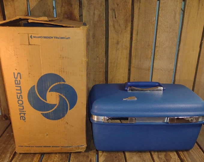 Vintage 60s Mod Samsonite Silhouette Mustard Yellow Cosmetic Case ...