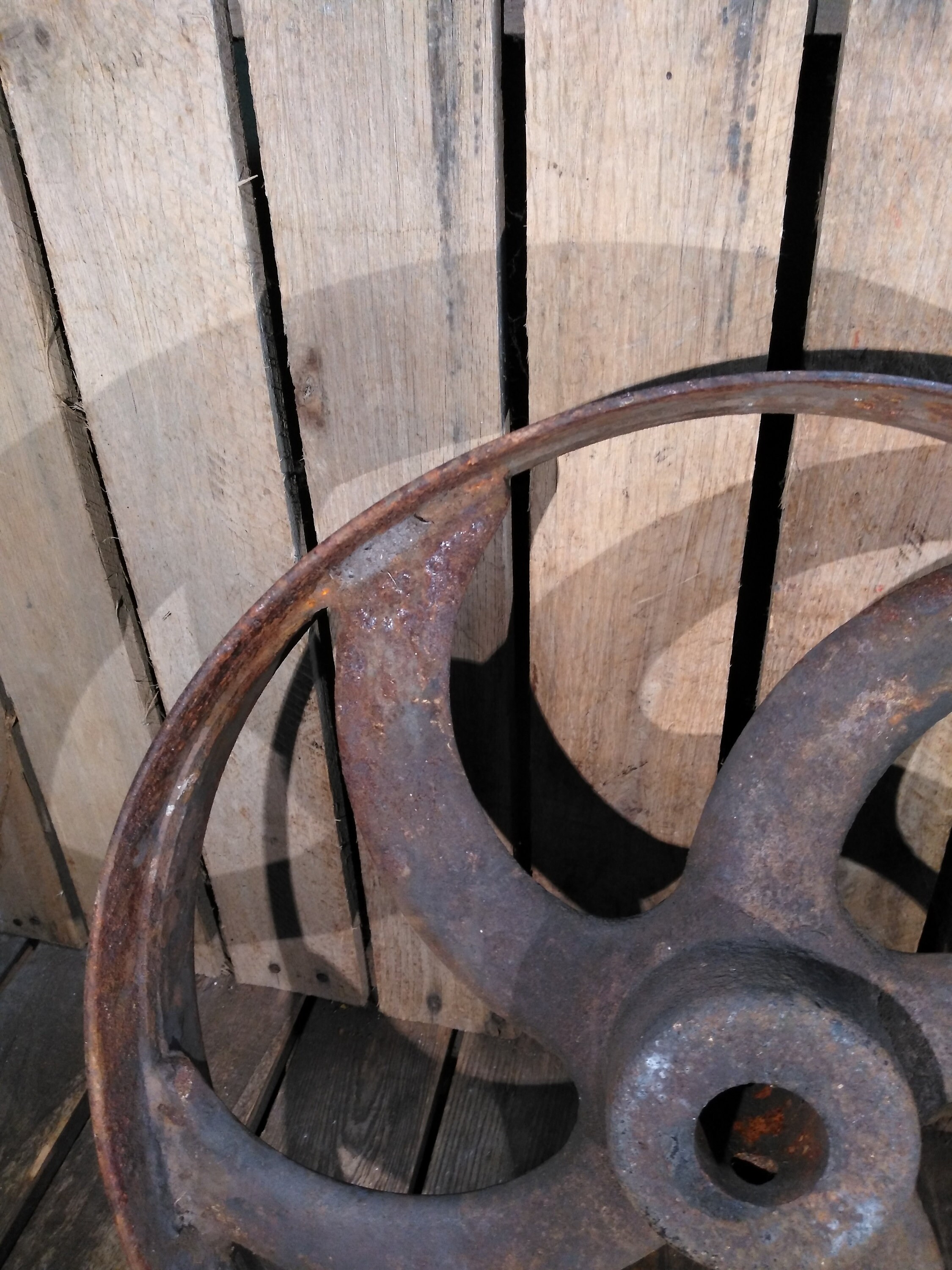 Antique Rusty Wheel - Etsy