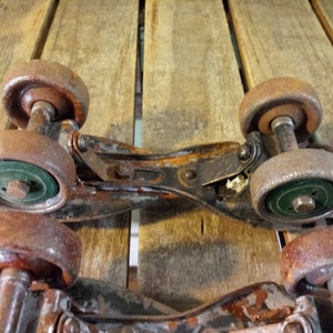 Antique Rusty Roller Skate, Decor Pieces Only Missing Parts - Etsy