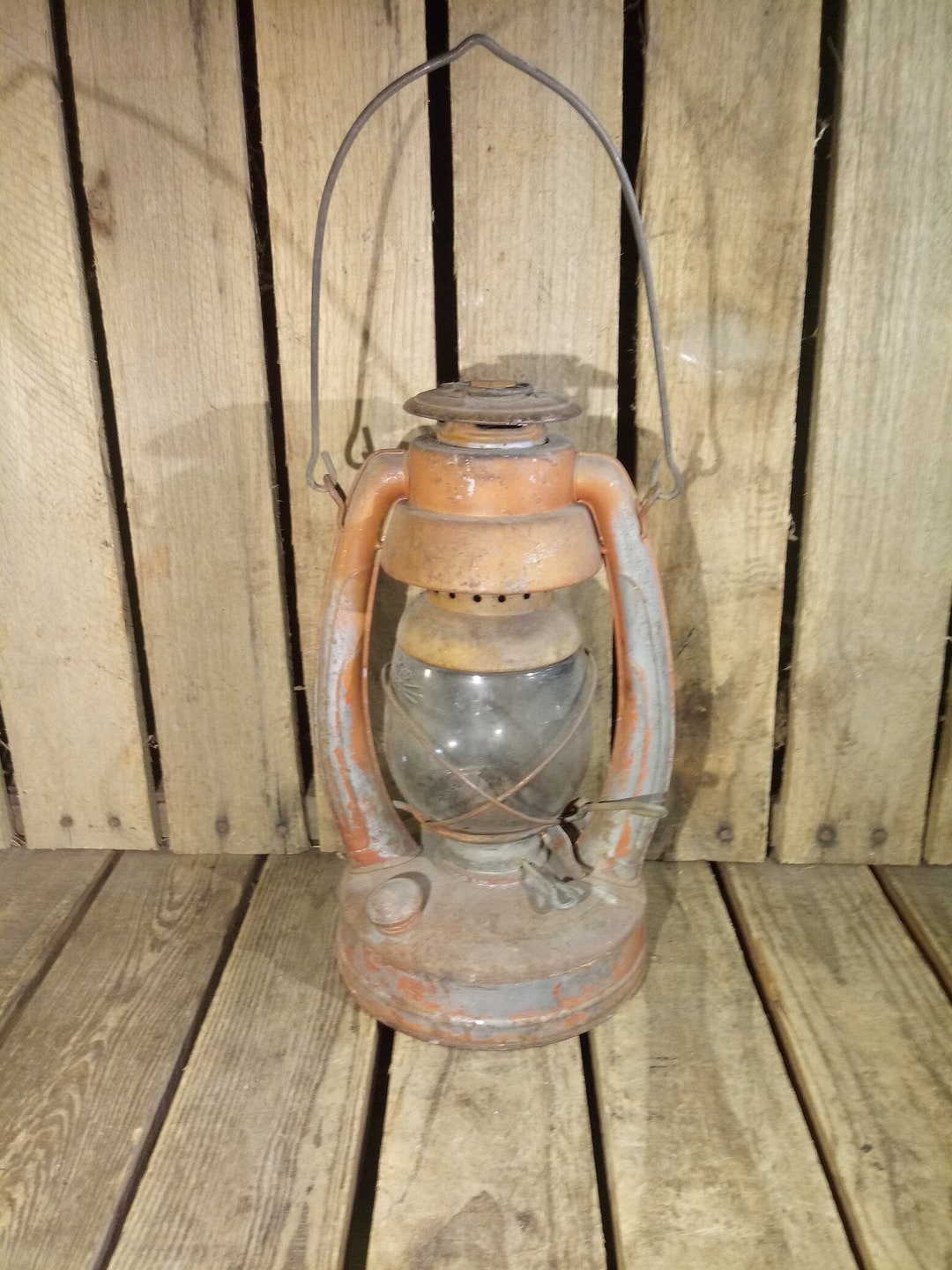 Vintage Distressed Lantern - Etsy