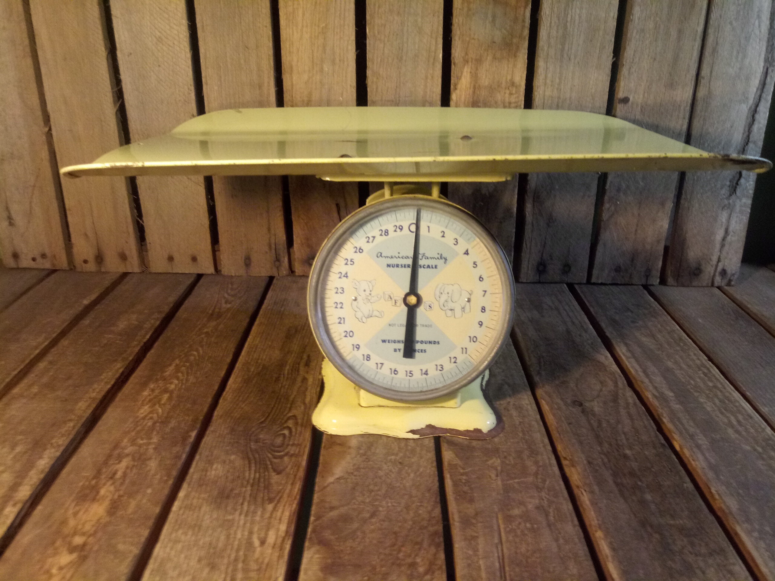 Vintage Baby Scale - Etsy