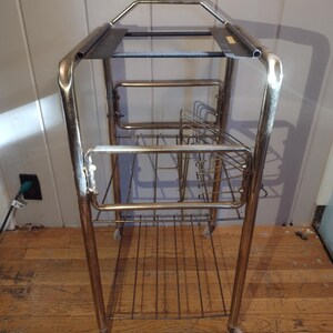 Vintage Record Player Rolling Cart - Etsy