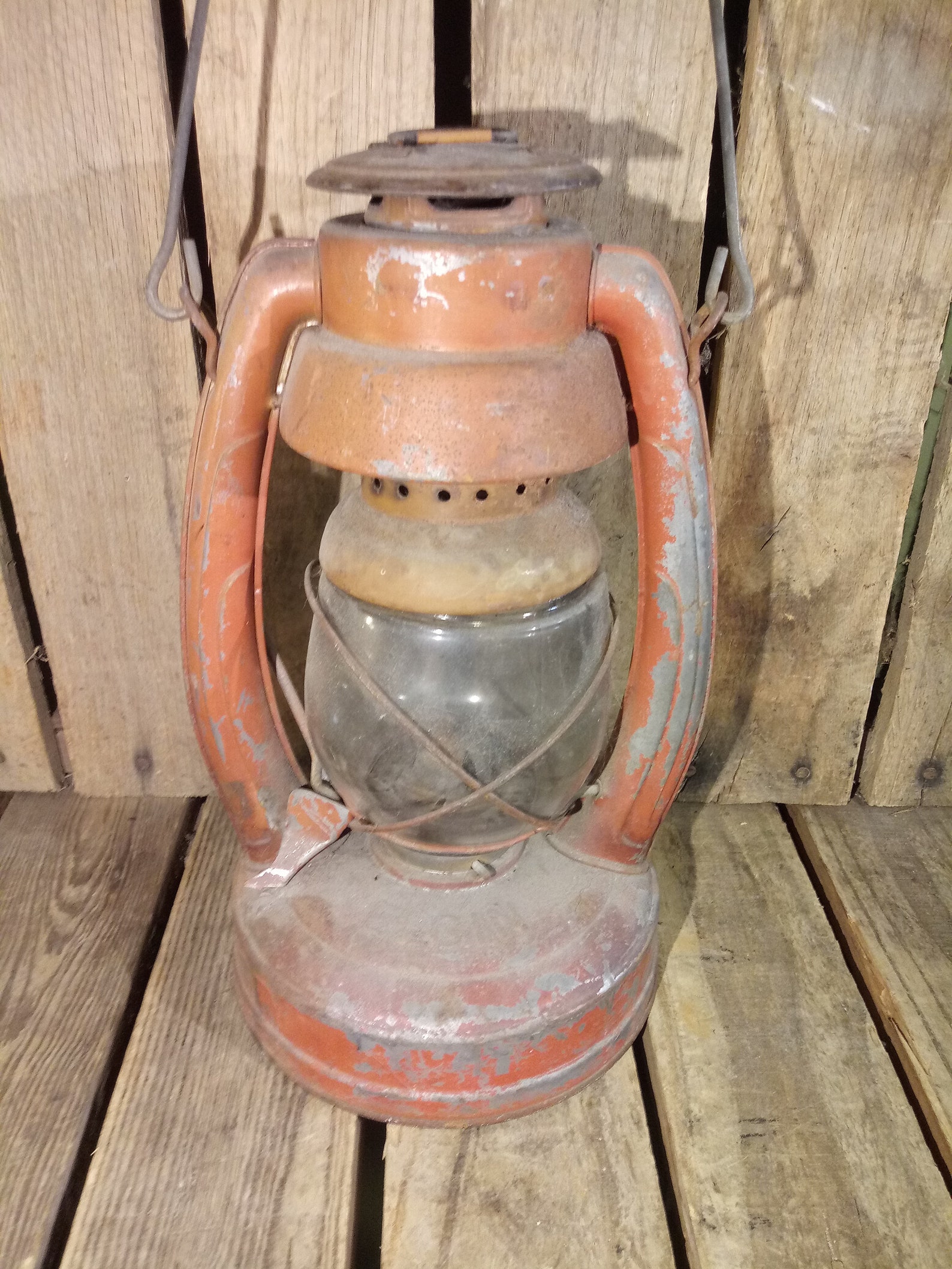 Vintage Distressed Lantern | Etsy