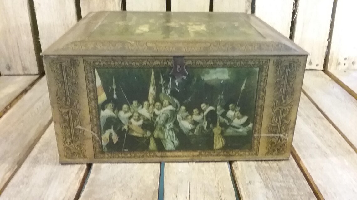 Vintage Tin Box | Etsy