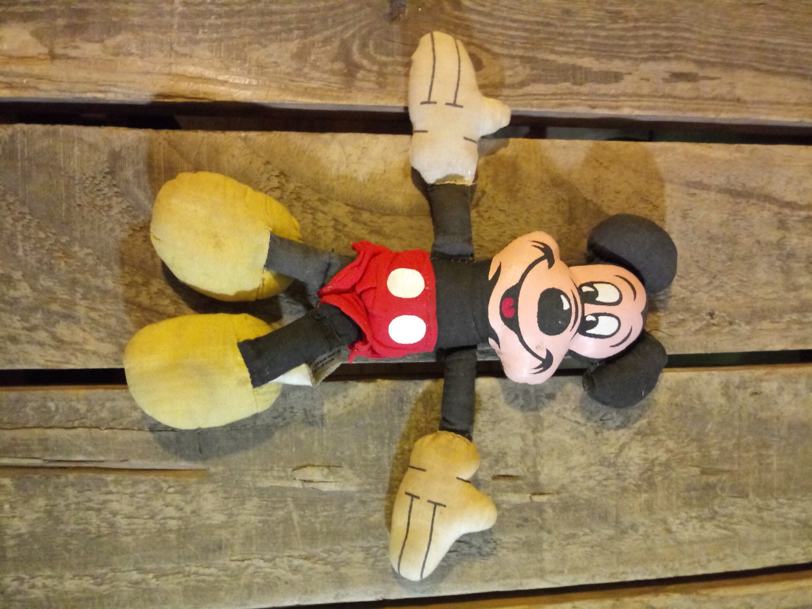 Small Vintage Mickey Mouse Doll | Etsy