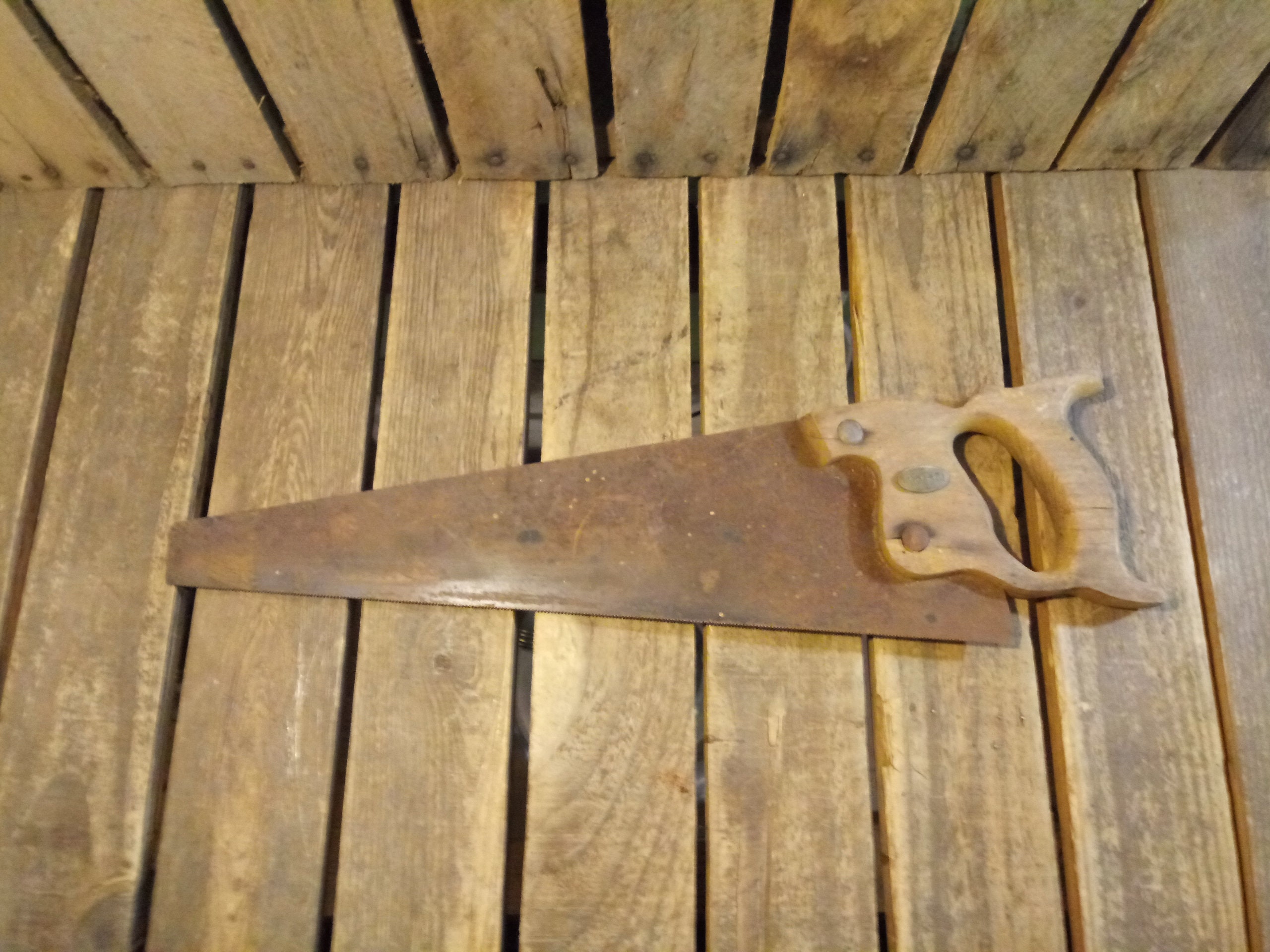 Vintage Rusty Saw Decor Piece Only - Etsy