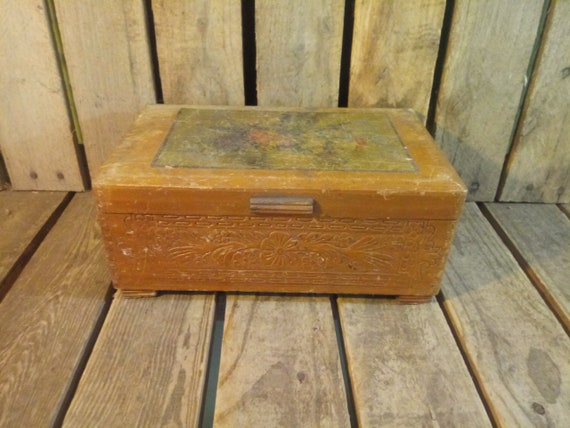 Vintage Distressed Box | Etsy