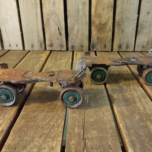 Antique Rusty Roller Skate, Decor Pieces Only Missing Parts - Etsy