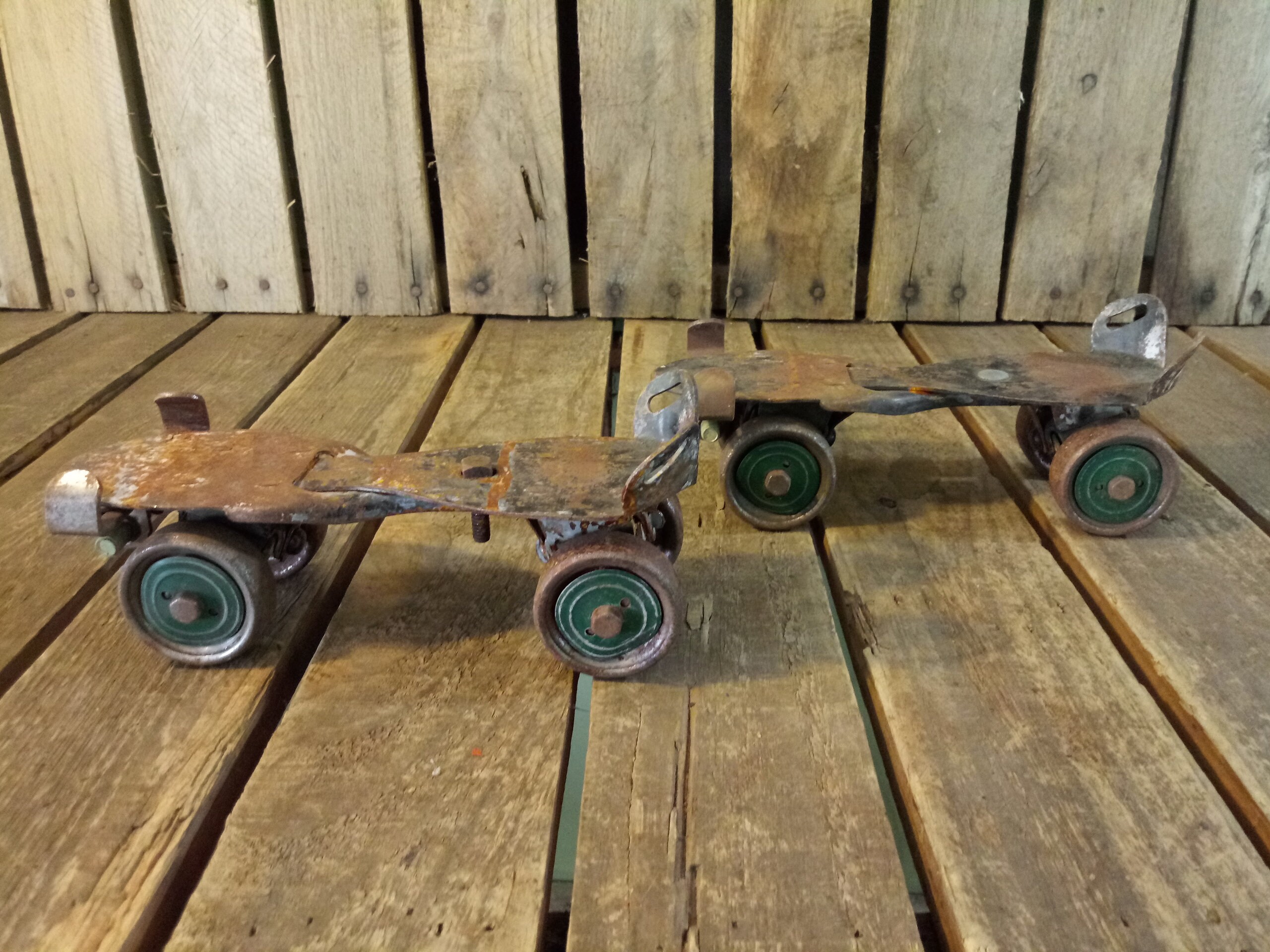 Antique Rusty Roller Skate Decor Pieces Only Missing Parts | Etsy