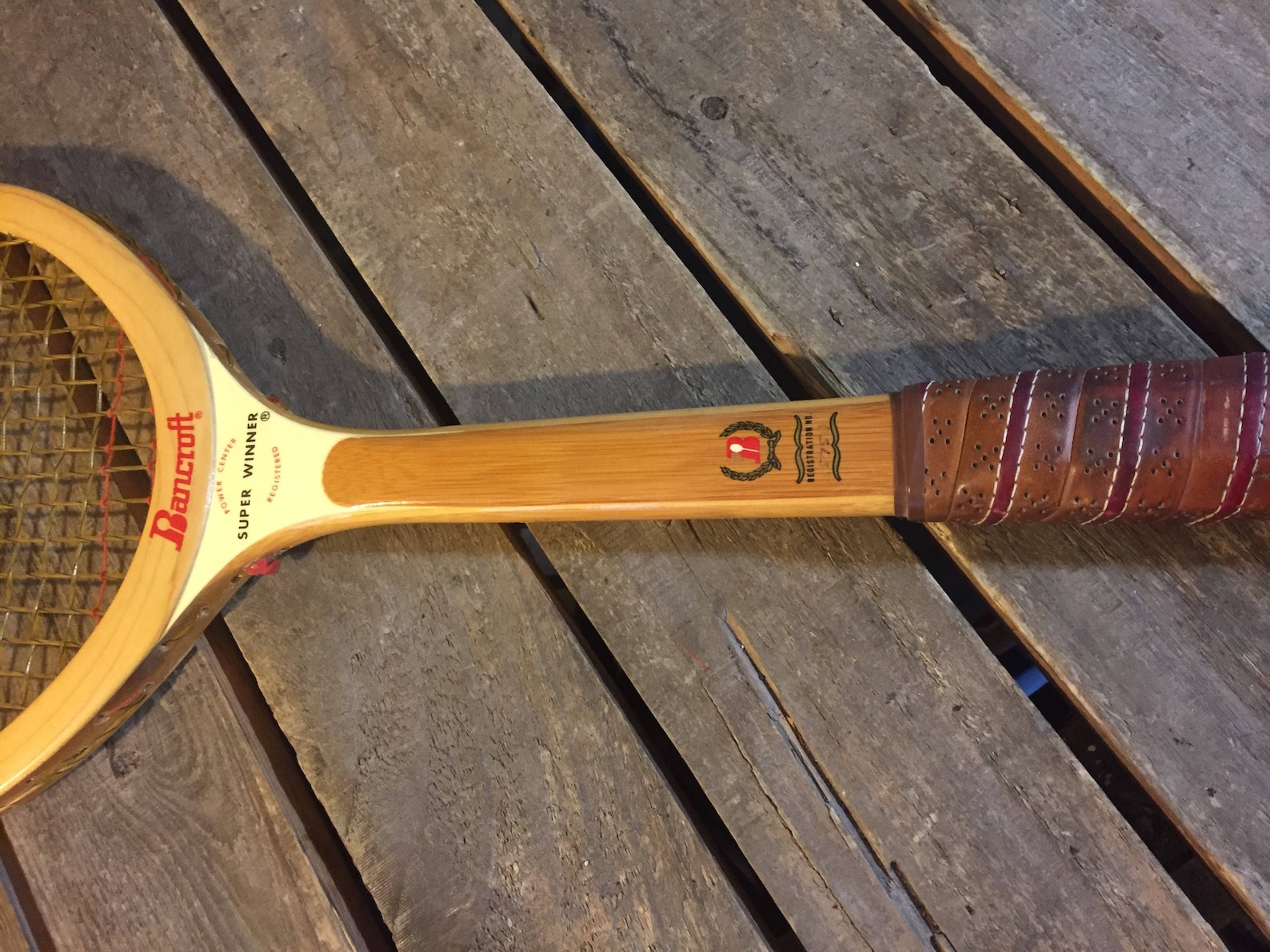 Vintage Bancroft Super Winner Tennis Racquet | Etsy