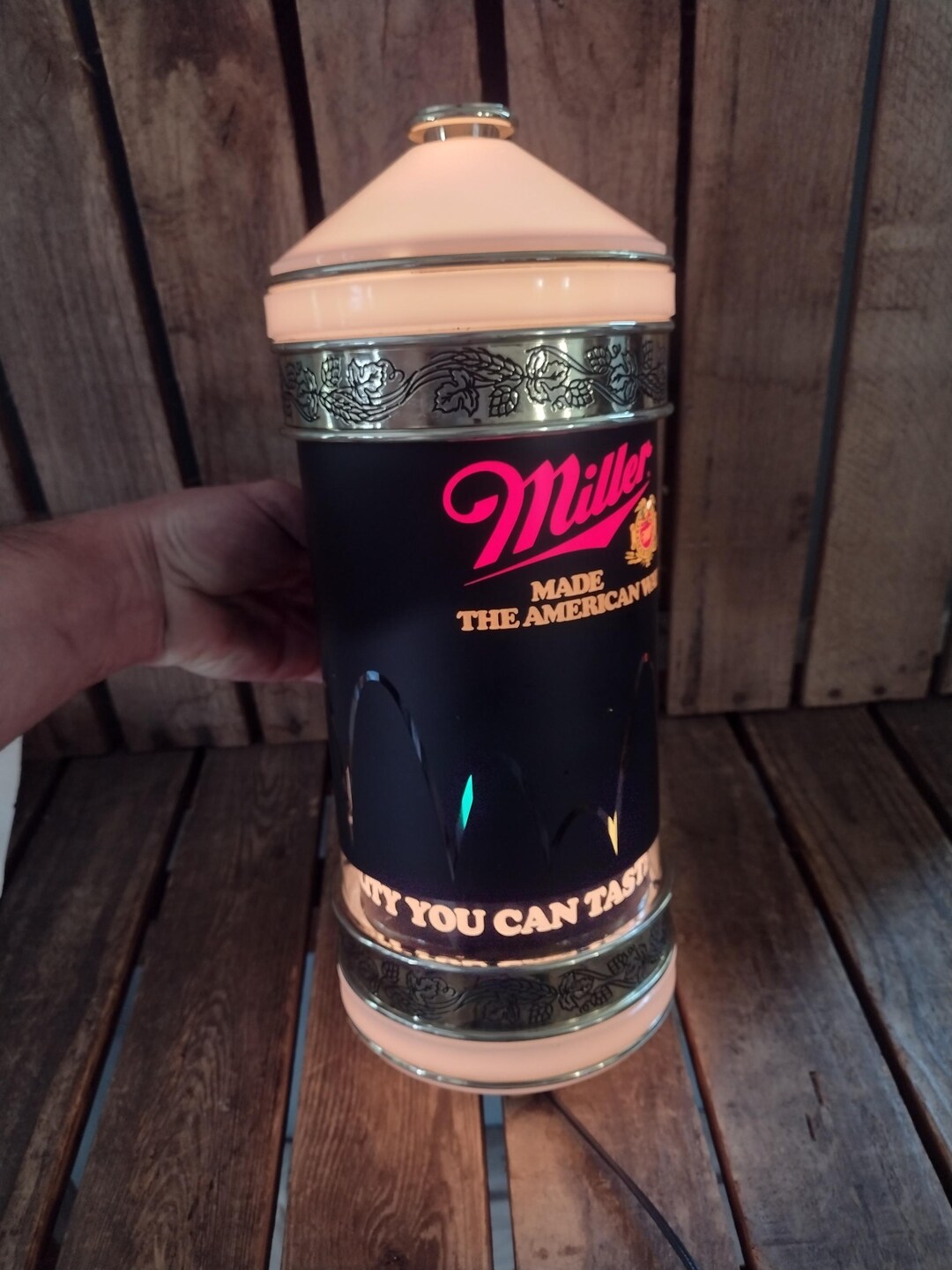 Miller Beer Bouncing Ball Rotating Beer Light Sign - Etsy