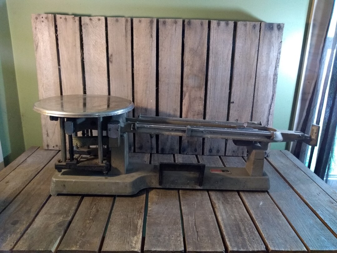 Large Distressed Scale, Vintage Rusty Wornout Scale, Decor or Parts ...