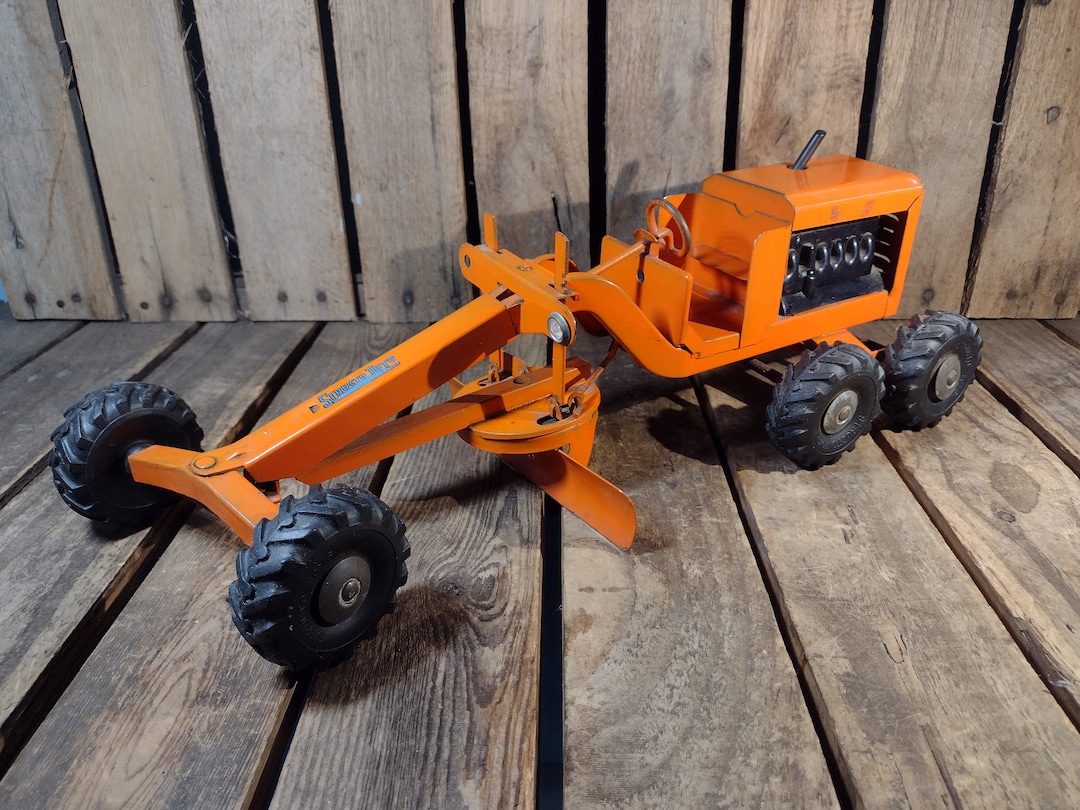 Vintage Structo Road Grader - Etsy