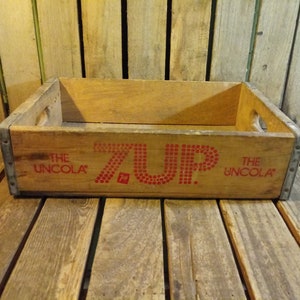 Vintage 7up Crate - Etsy