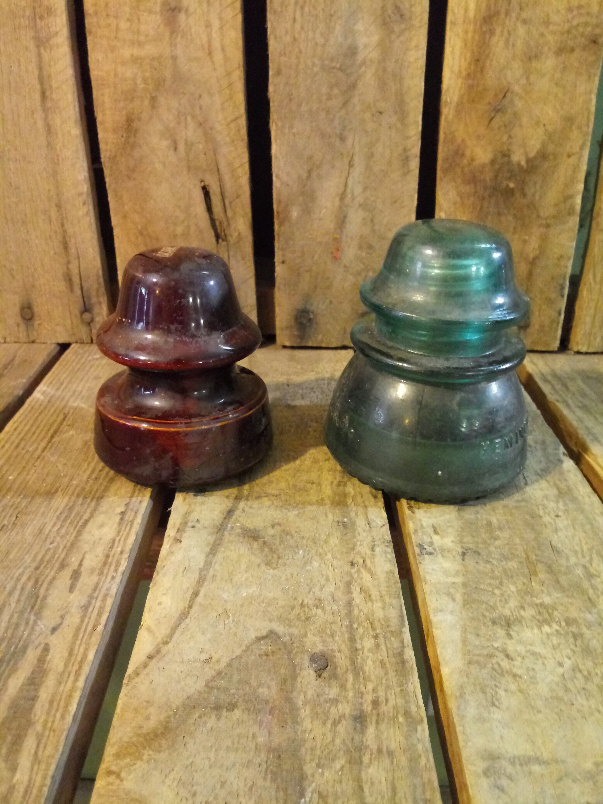 2 Vintage Insulators | Etsy