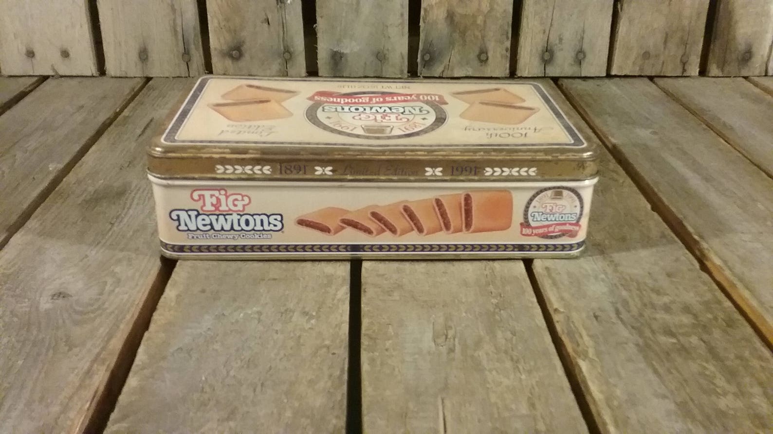 Fig Newtons Tin Can Vintage Tin Box - Etsy