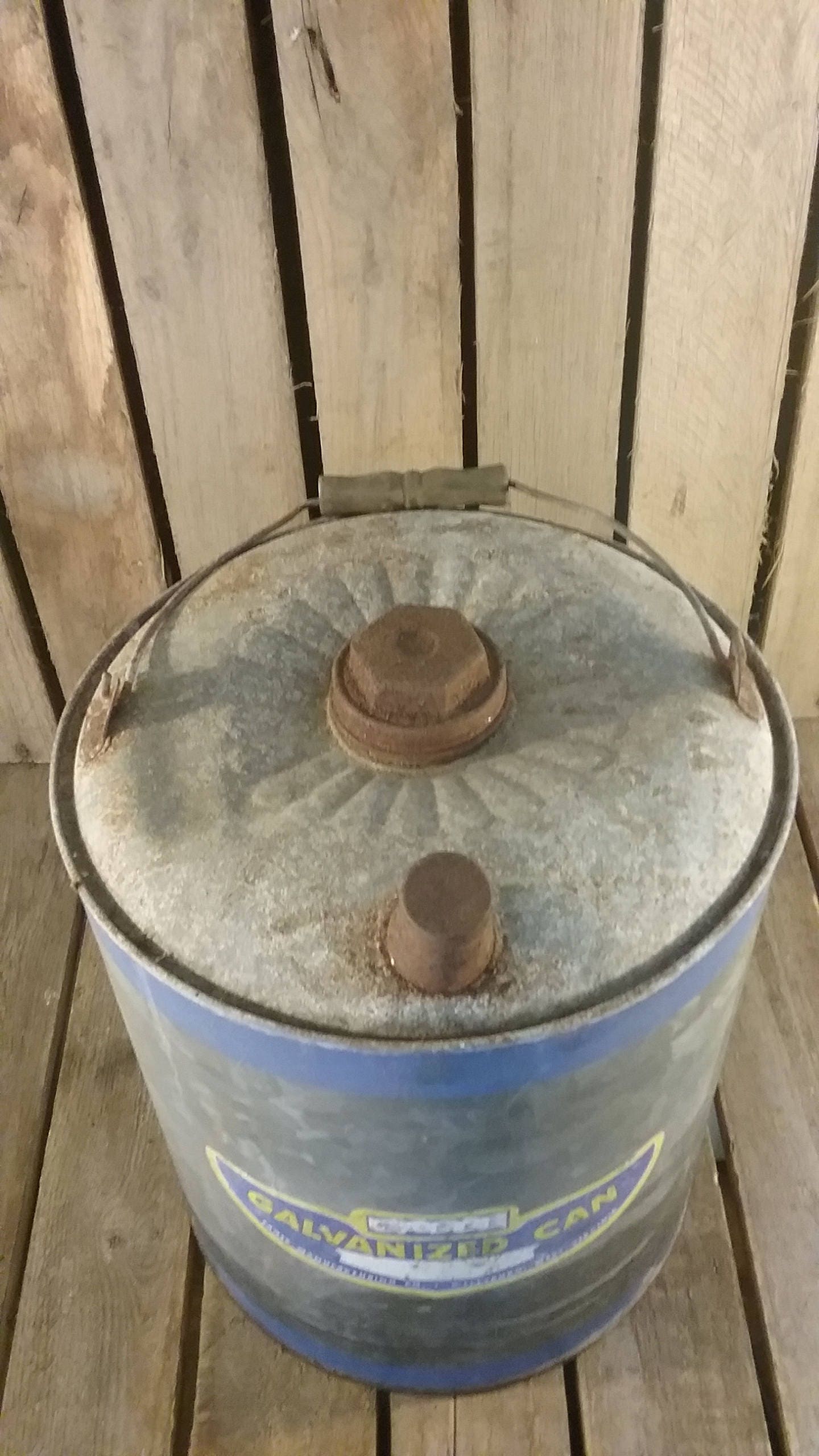 Rusty Gas Can Eagle Gas Can Galvanized Gas Can - Etsy