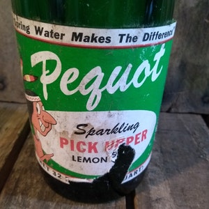 Vintage Glass Bottle, Vintage Spring Water Bottle - Etsy