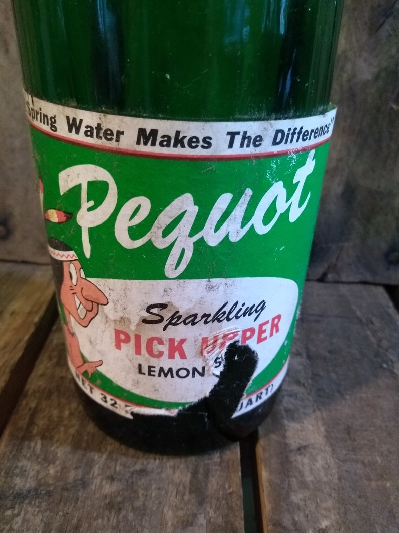 Vintage Glass Bottle Vintage Spring Water Bottle - Etsy