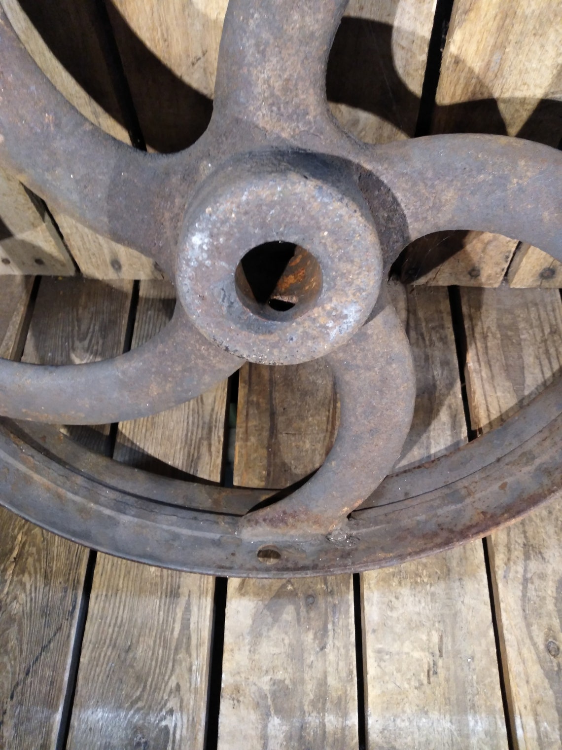 Antique Rusty Wheel - Etsy