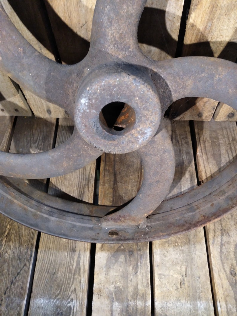 Antique Rusty Wheel - Etsy