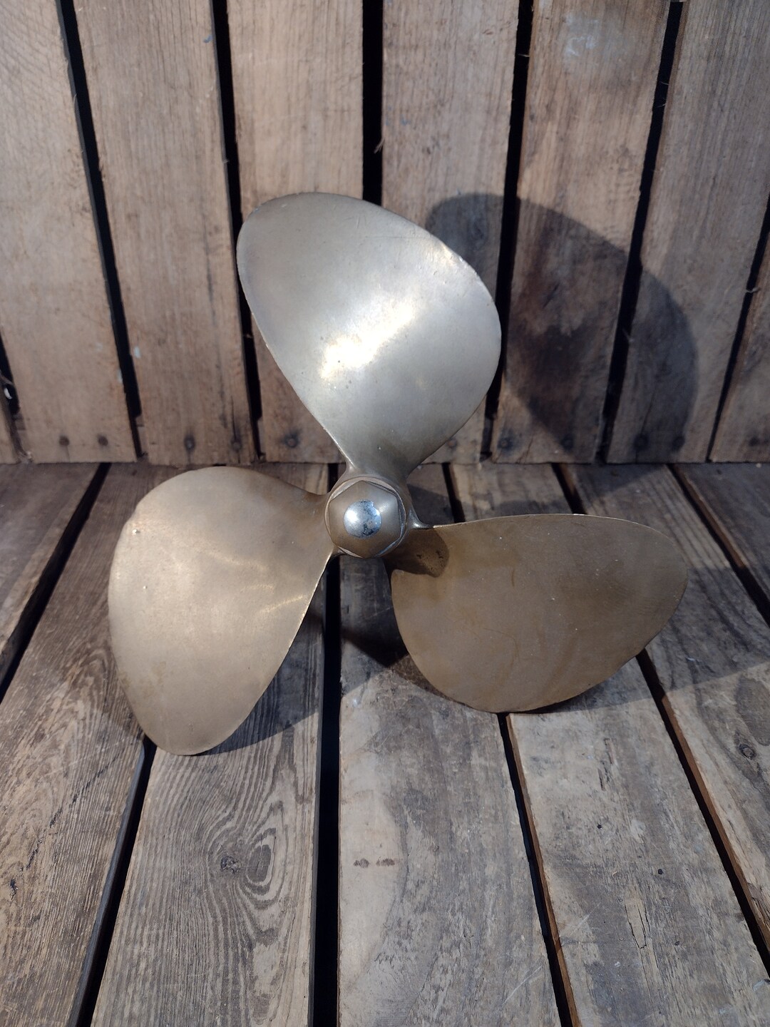 Vintage Brass Boat Propeller Nautical Marine Hardware Industrial Décor ...
