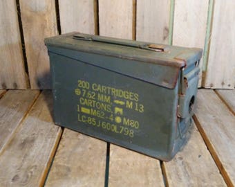 Vintage ammo box | Etsy