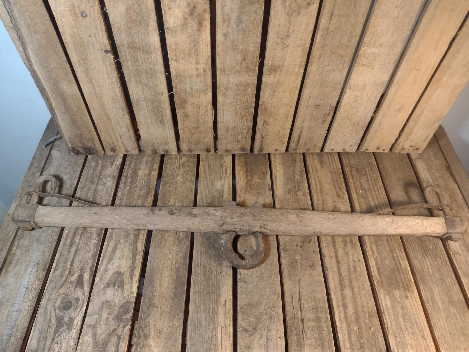 Wood Ox Yoke With Iron Hardware – Rustic Farm Tool Decor - Etsy