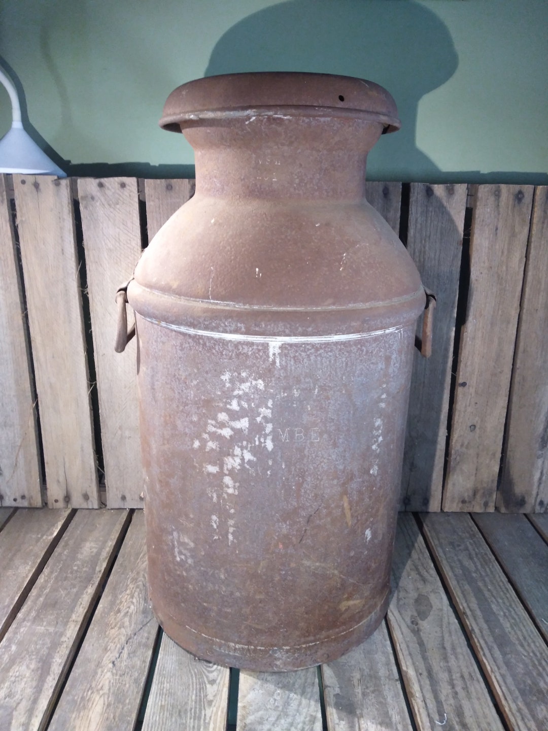 Antique Rusty Milk Can - Etsy