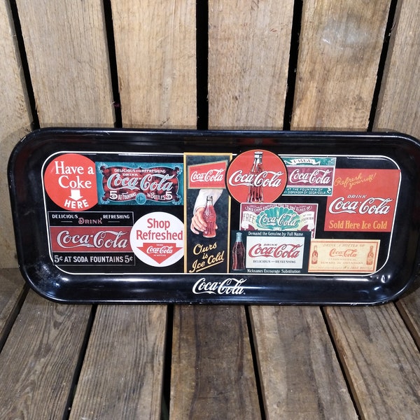 Vintage Metal Tray - Etsy