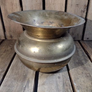 Vintage Brass Spittoon - Etsy