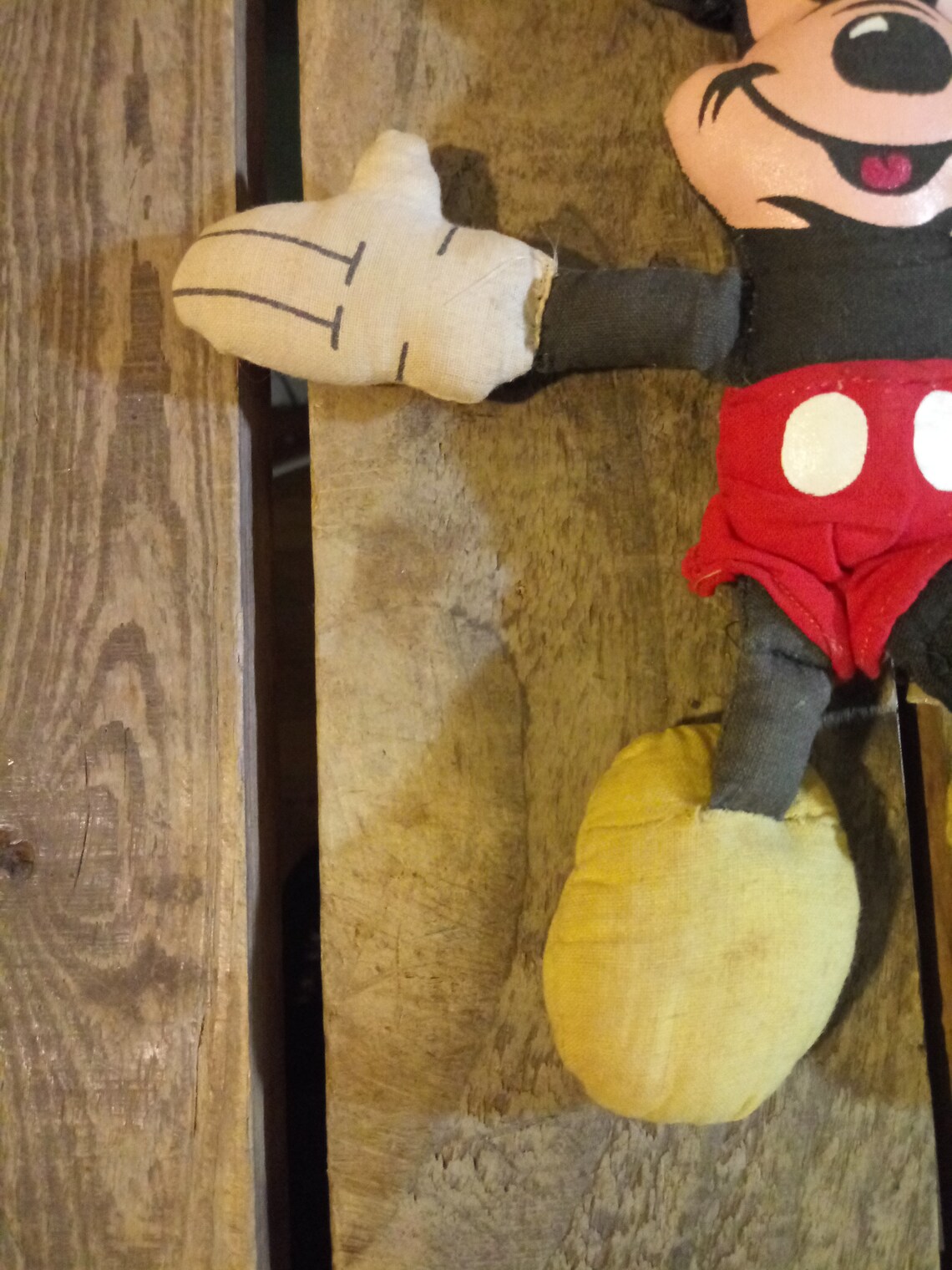 Small Vintage Mickey Mouse Doll - Etsy