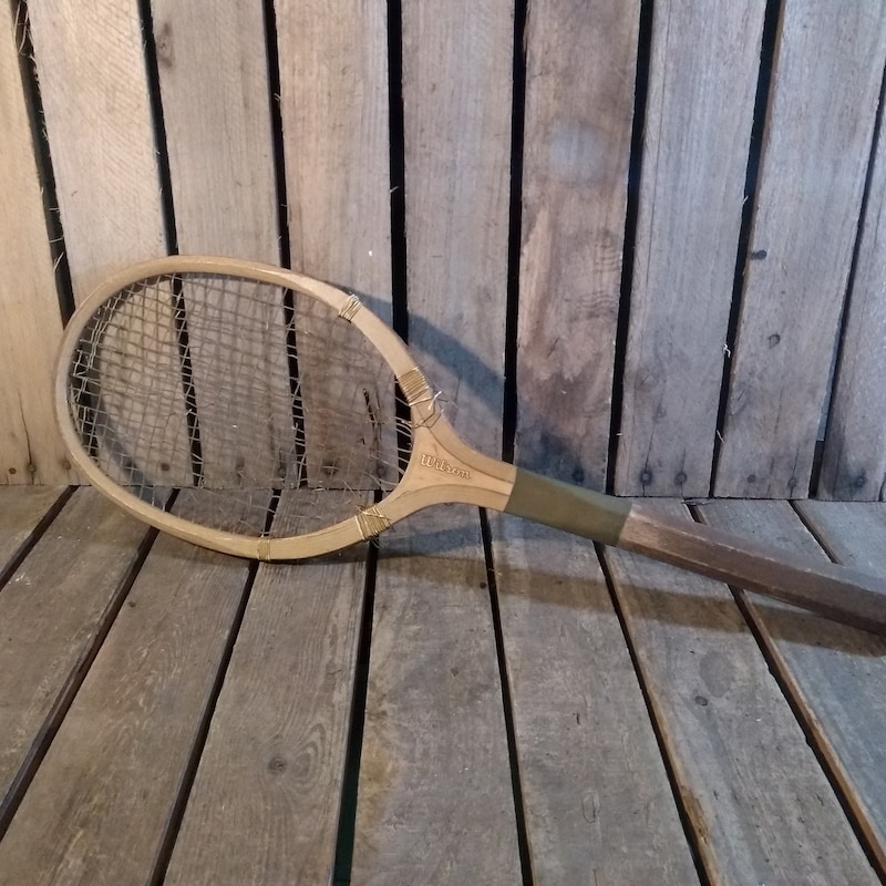 Wooden Tennis Racket - Etsy