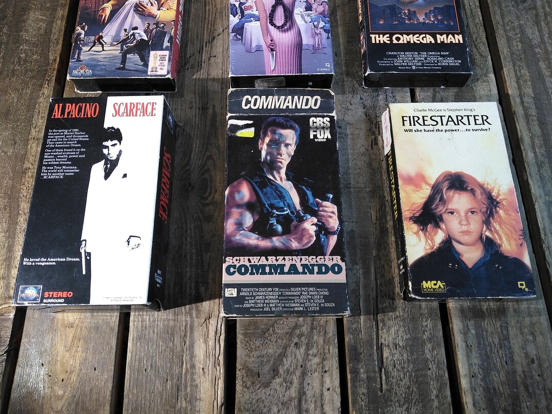 6 Vintage VHS Movies - Etsy