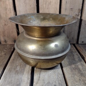 Vintage Brass Spittoon - Etsy