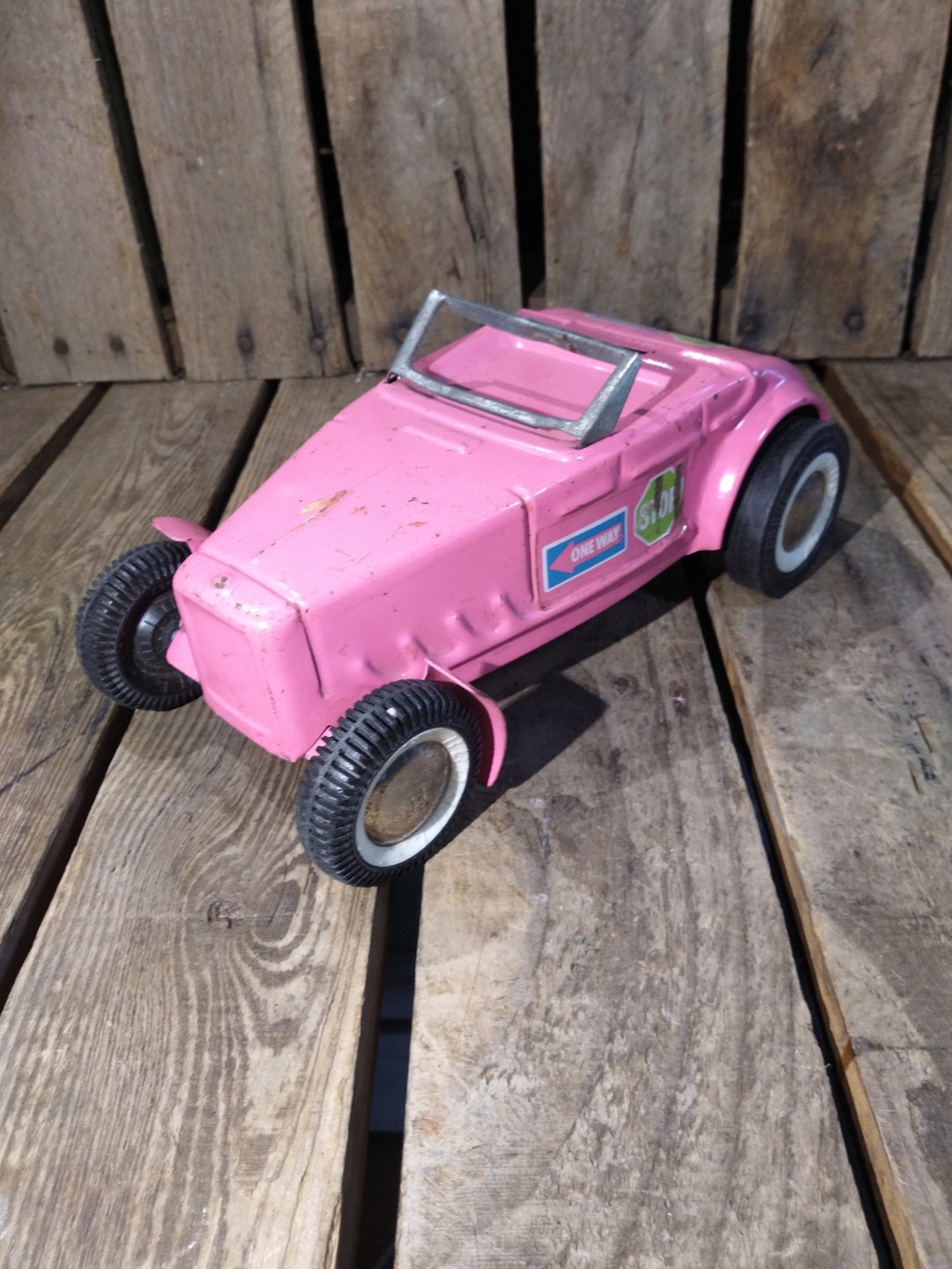 Vintage Toy Car Coin Bank - Etsy